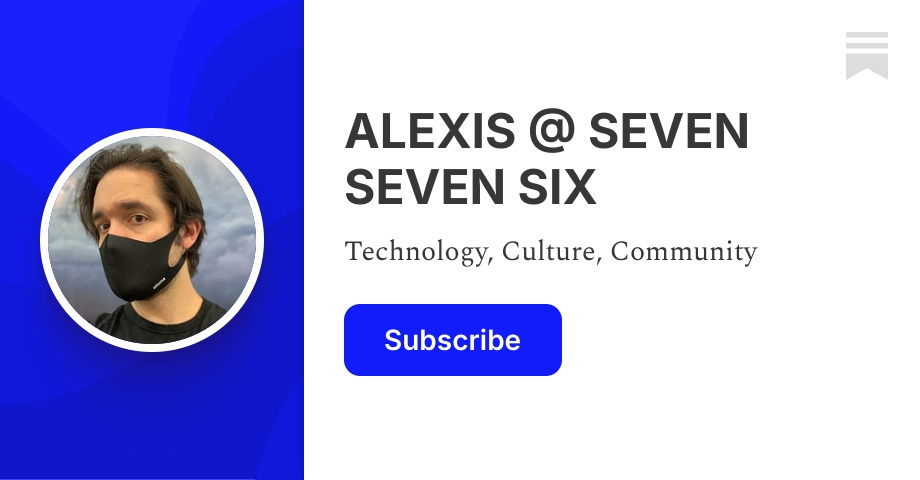 ALEXIS @ SEVEN SEVEN SIX | Alexis Ohanian Sr. 🏛️7️⃣7️⃣6️⃣ | Substack