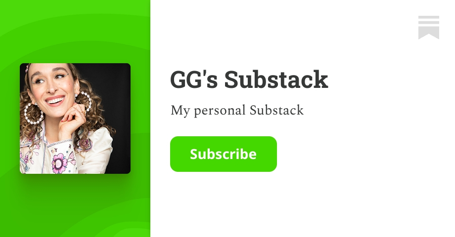 GG's Substack | GG Sauvage | Substack