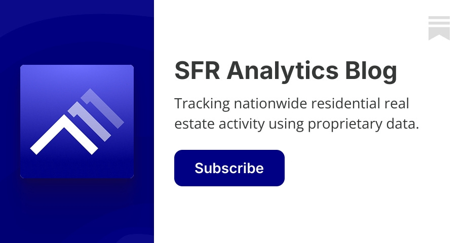 SFR Analytics Blog | Substack