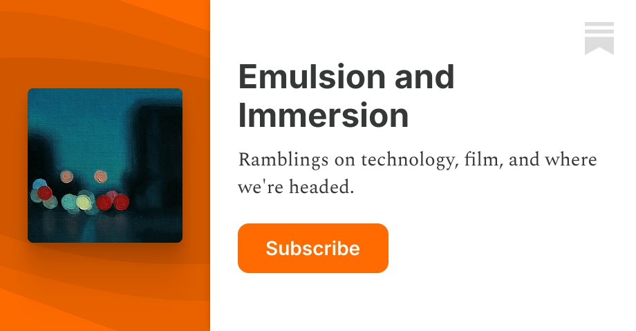 Emulsion and Immersion | Shane McLeod | Substack
