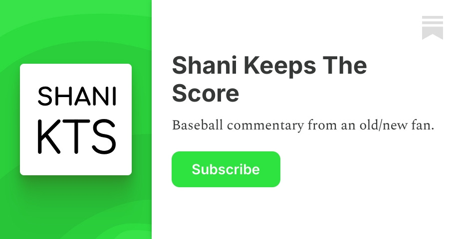 Shani Keeps The Score | Shani O. Hilton | Substack