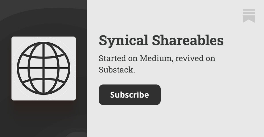 Synical Shareables | Ryu Santiago | Substack