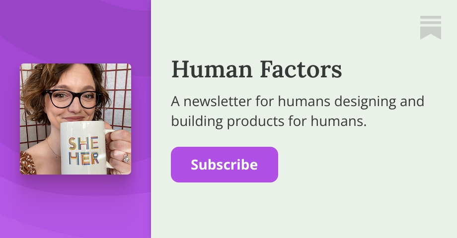 Human Factors | Shaughnessy Conley Speirs | Substack