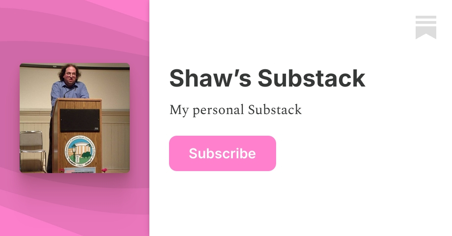 Shaw’s Substack | Shaw Israel Izikson | Substack