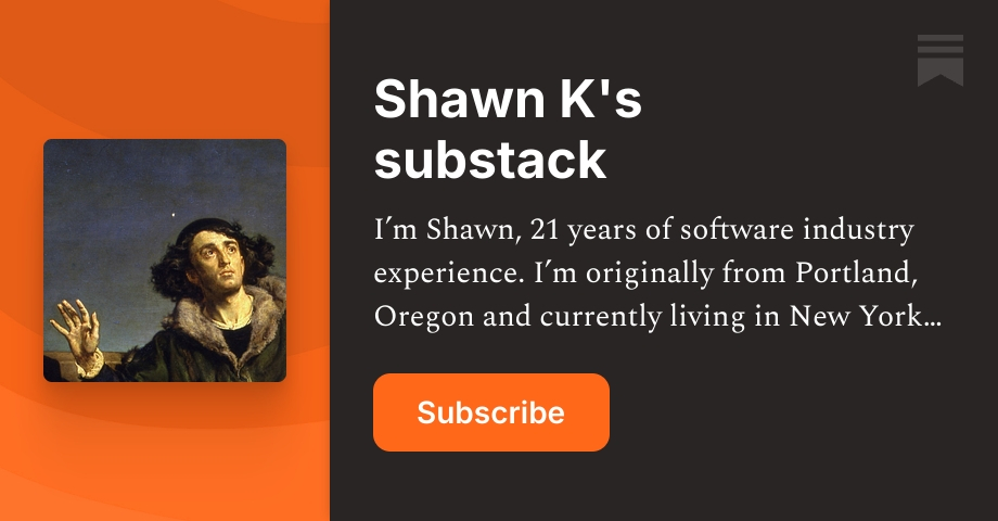 Shawn K's substack | Substack
