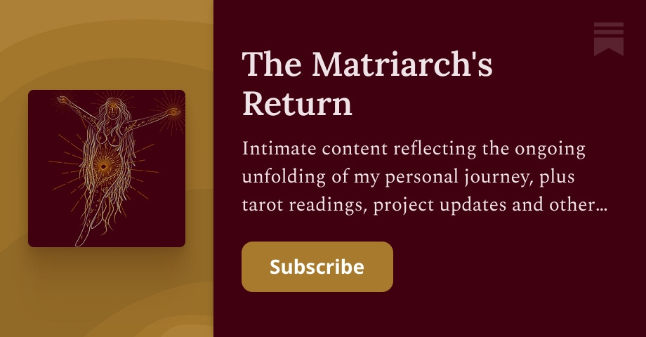 The Matriarch's Return | Meghan Persephone Taylor | Substack