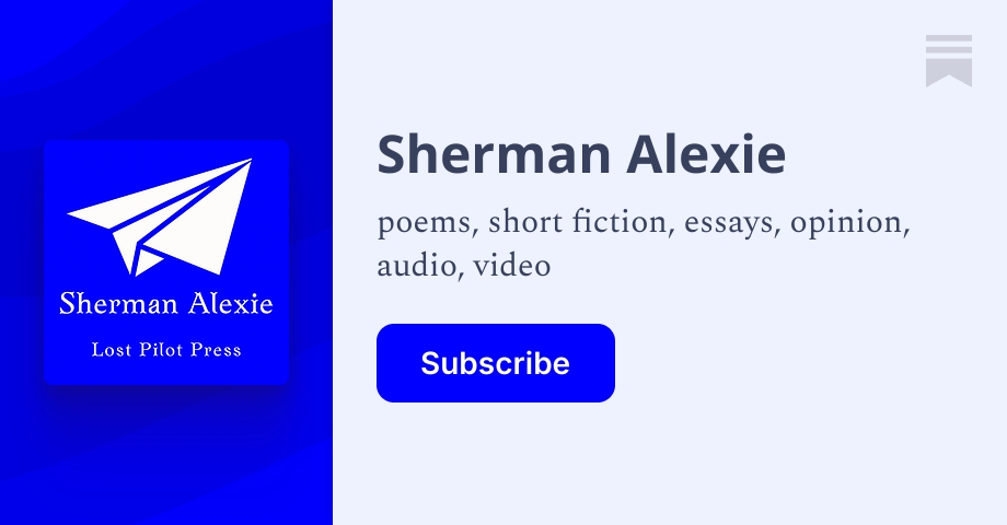 About - Sherman Alexie