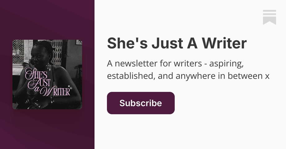 She's Just A Writer | Aswan Magumbe | Substack