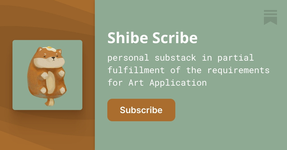 Shibe Scribe | The Shibe Scribe | Substack