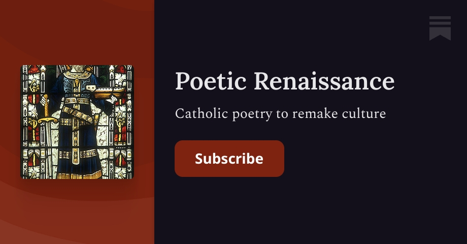 Poetic Renaissance | James Shotwell | Substack