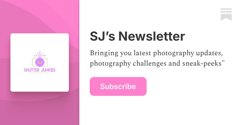SJ’s Newsletter | Shutter Junkies | Substack