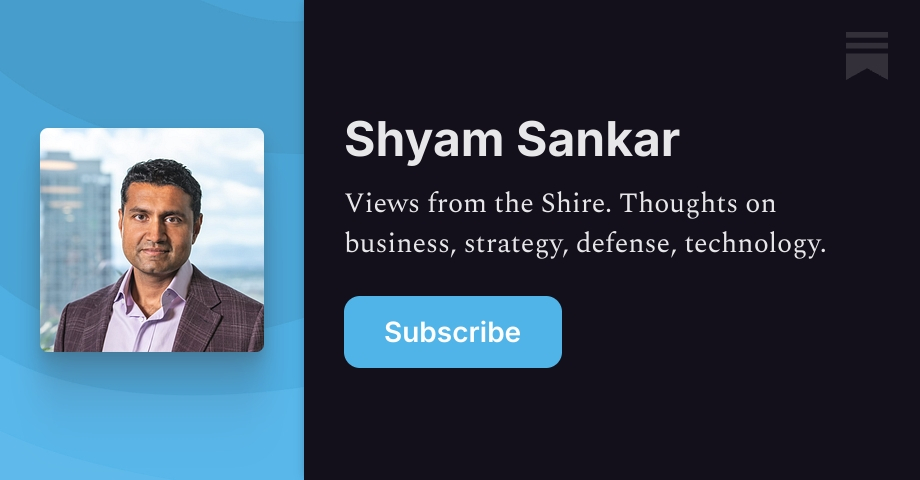 About - Shyam Sankar