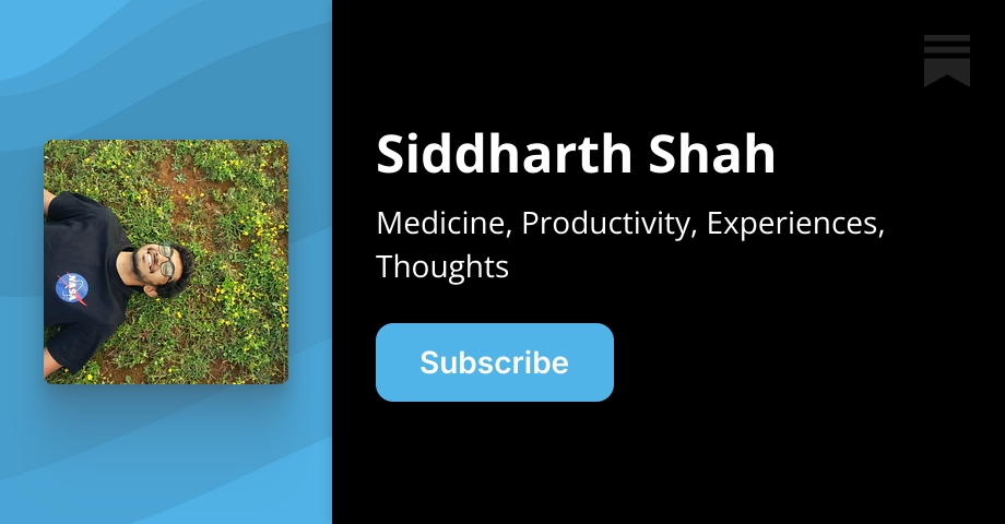 Siddharth Shah | Substack