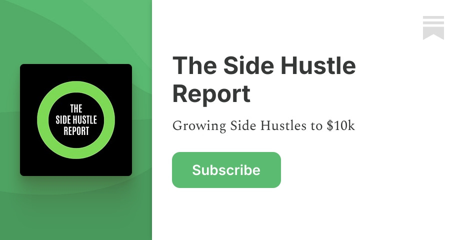 The Side Hustle Report | Jett Barnett | Substack