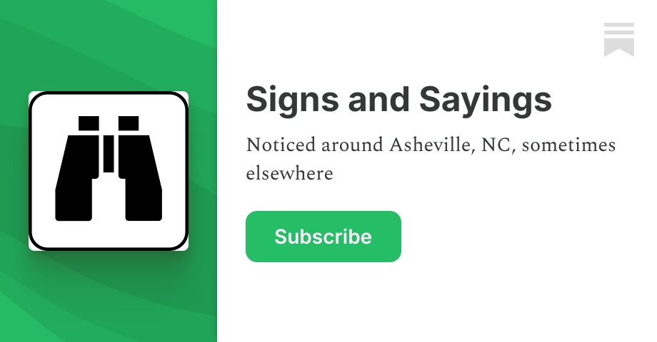 Welcome to Signs and Sayings - by Maurice Frank