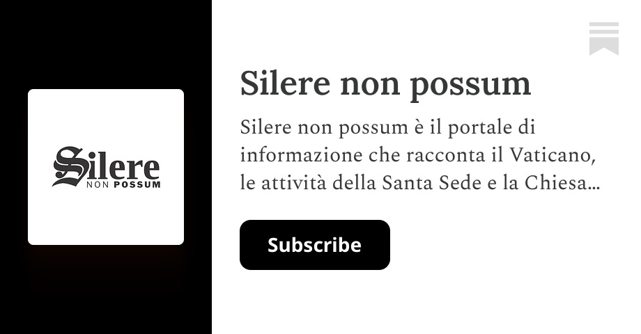 Silere non possum | Substack
