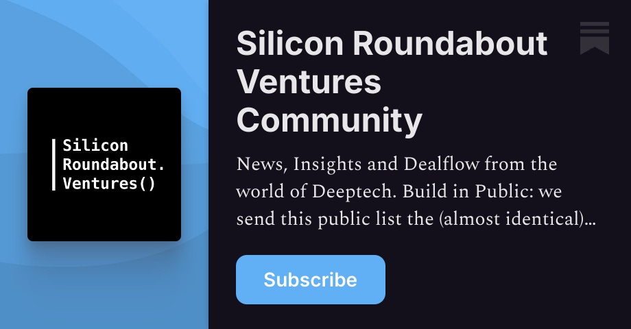 Silicon Roundabout Ventures Community | Ralph King | Substack