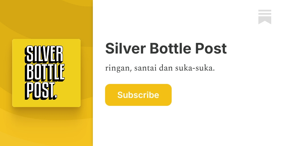 Silver Bottle Post | SilverBottleClub | Substack