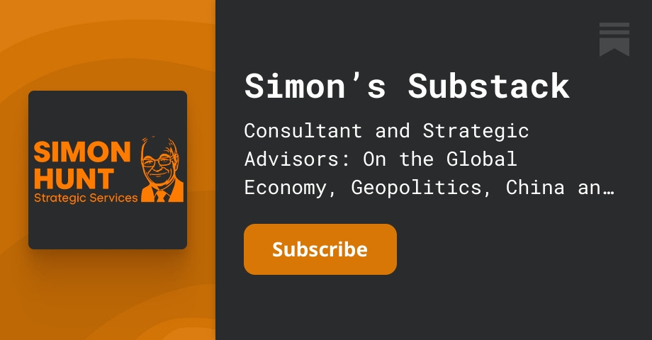 Simon’s Substack | Simon Hunt | Substack