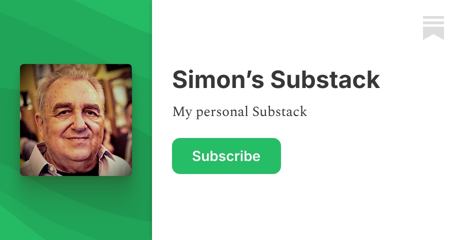 Simon’s Substack | Simon Napier-Bell | Substack