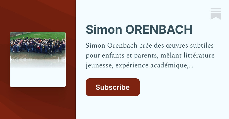 Simon ORENBACH | Substack