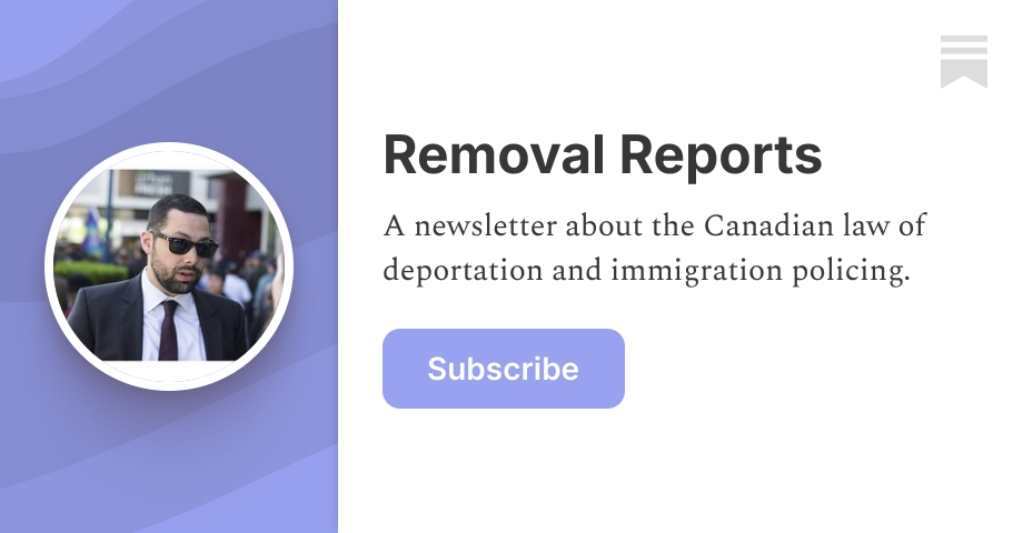 Removal Reports | Simon Wallace | Substack
