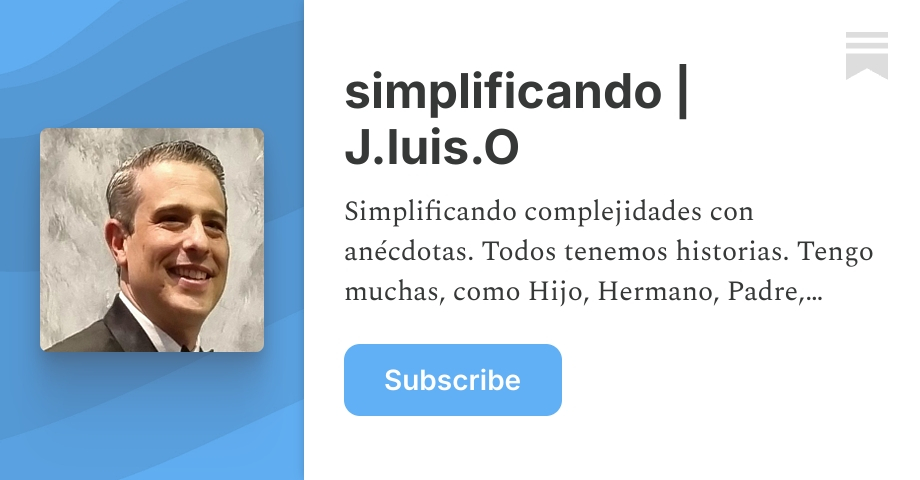 simplificando | J.luis.O | Substack