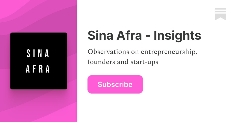 Sina Afra - Insights | Substack