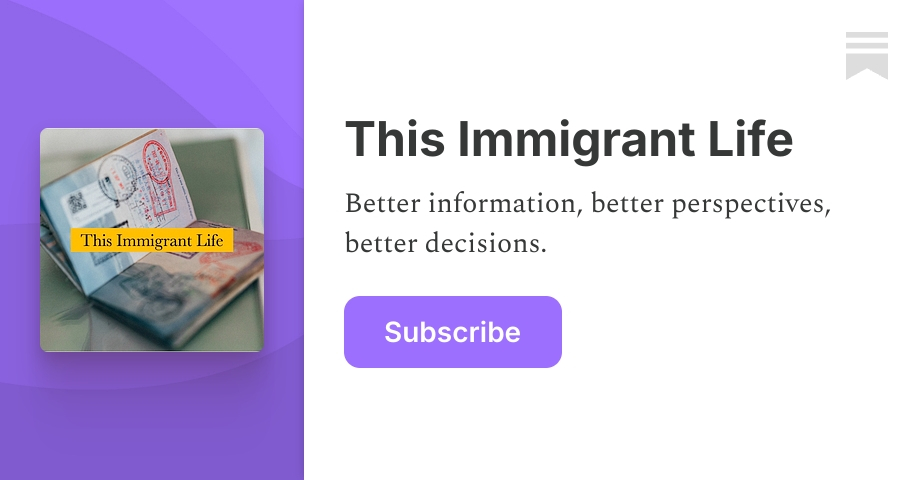 This Immigrant Life | Sindhu Mahadevan | Substack