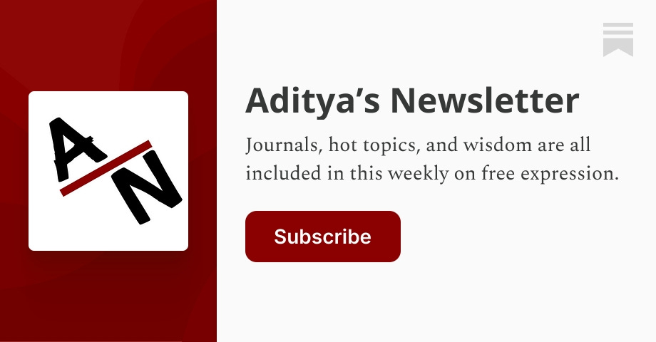 Aditya’s Newsletter | Digav Aaditya Singh Rajput | Substack