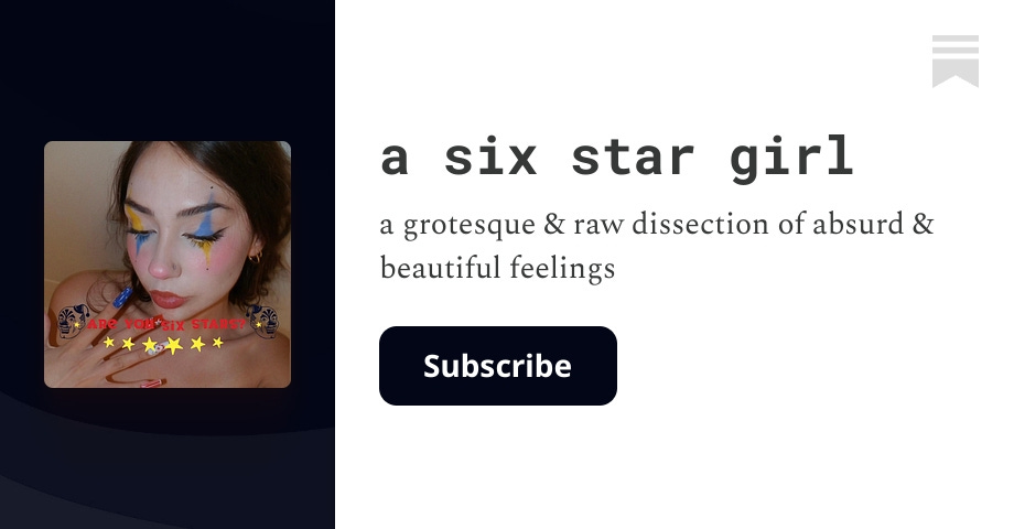 a six star girl | Gwen Star | Substack