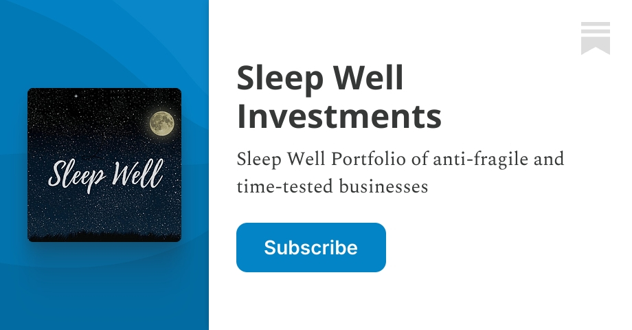 Deep Dives | Sleep Well Investments | Trung Nguyen @SWIs | Substack