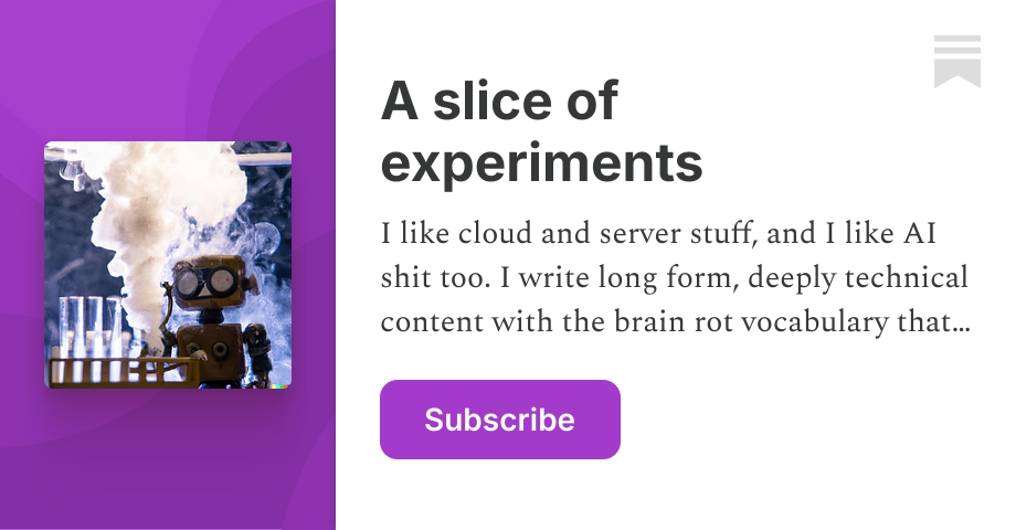 A slice of experiments | Aaron Batilo | Substack