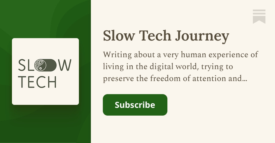 Slow Tech Journey | Erzhena Soktoeva | Substack