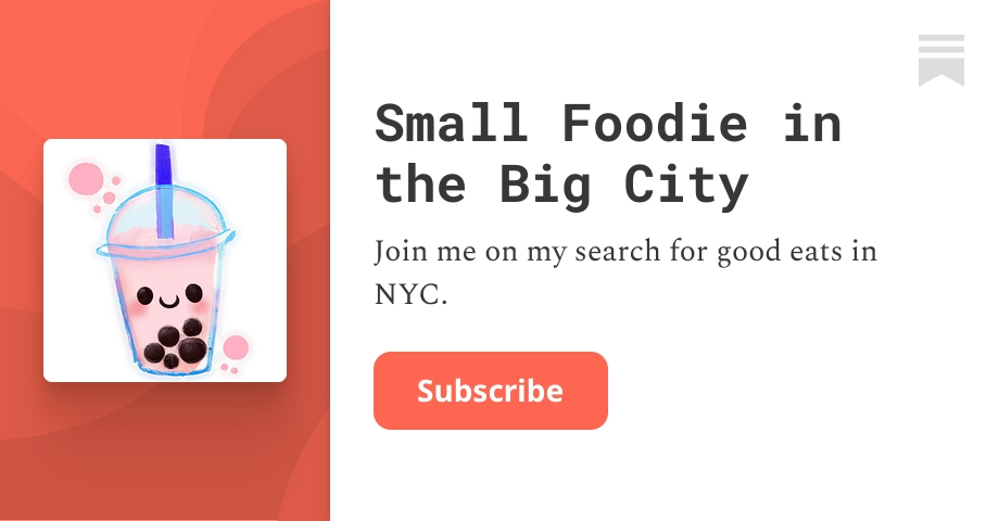 Small Foodie in the Big City | Em | Substack