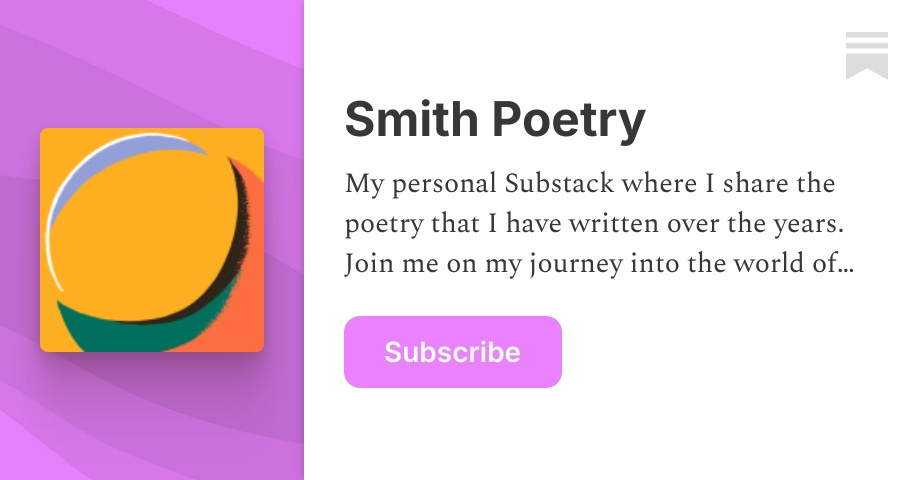 Smith Poetry | James Smith | Substack