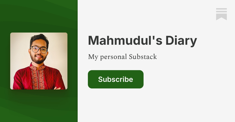 About - Mahmudul's Diary