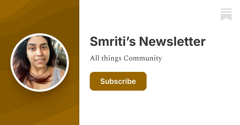 Smriti’s Newsletter | Smriti Anand | Substack