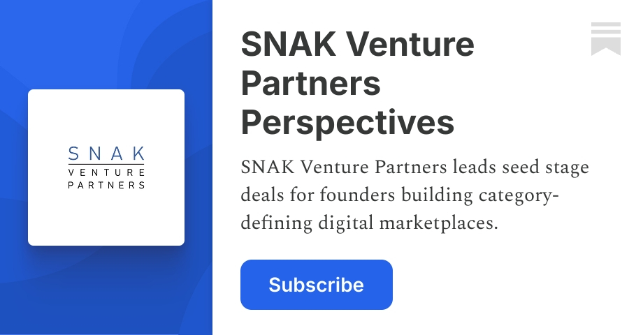 SNAK Venture Partners Perspectives | Sonia Nagar | Substack