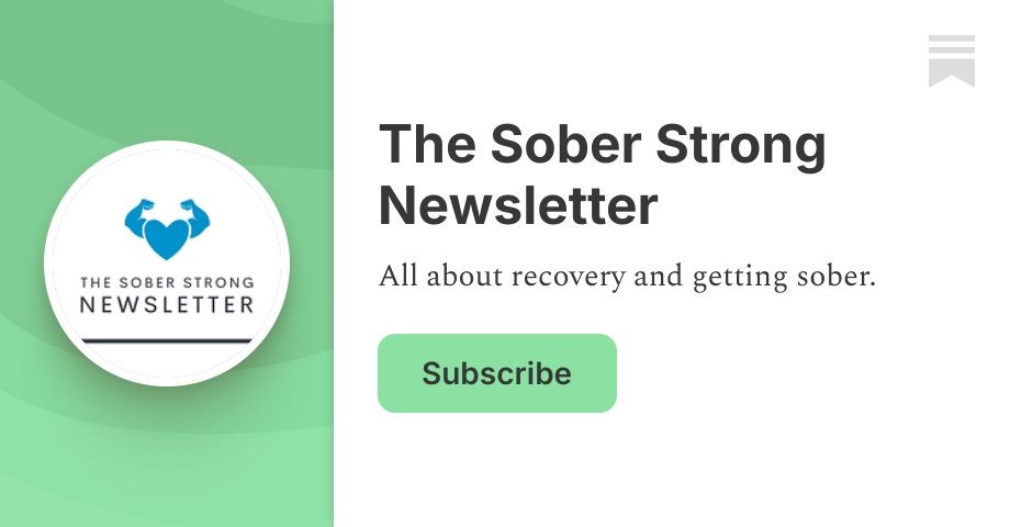 The Sober Strong Newsletter | Jeff C | Substack