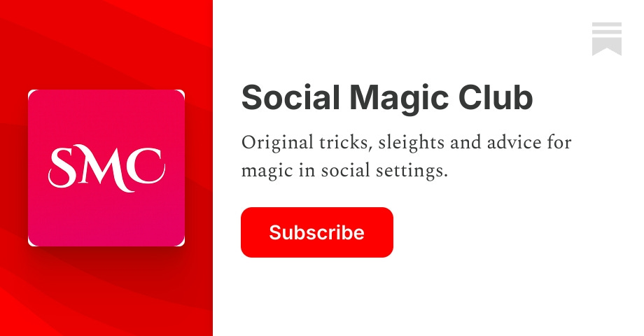 The end of Social Magic Weekly - by Antonio