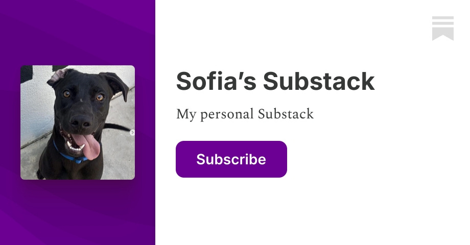 Sofia’s Substack | Sofia Laffont | Substack
