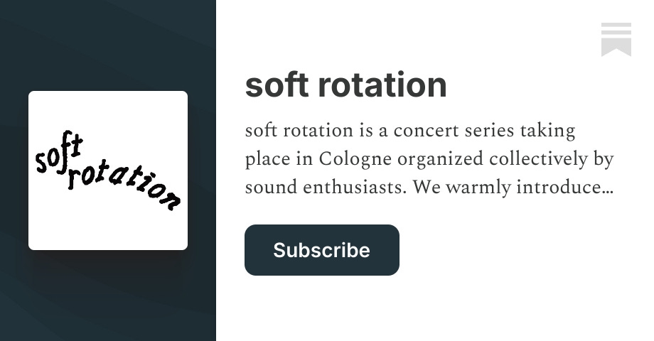soft rotation | Substack
