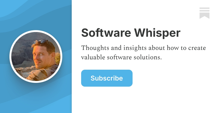 Software Whisper | Niels Holvoet | Substack