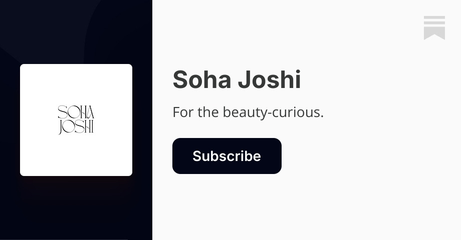 Soha’s Newsletter | Soha Joshi | Substack