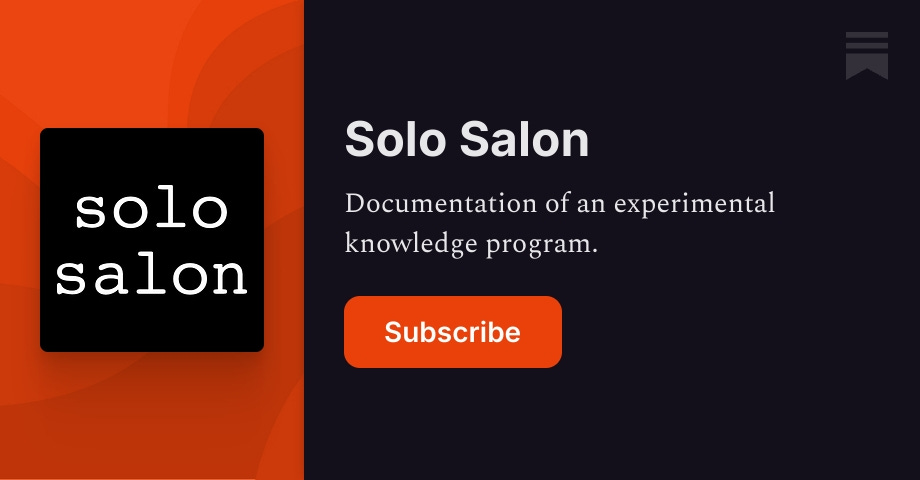 Solo Salon | Substack