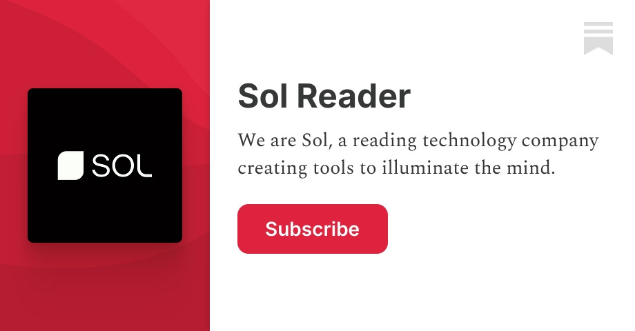 Sol Reader | Ben Chelf | Substack
