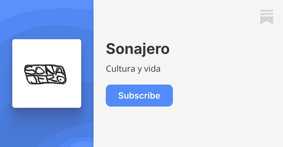 Sonajero | Santiago Isla | Substack