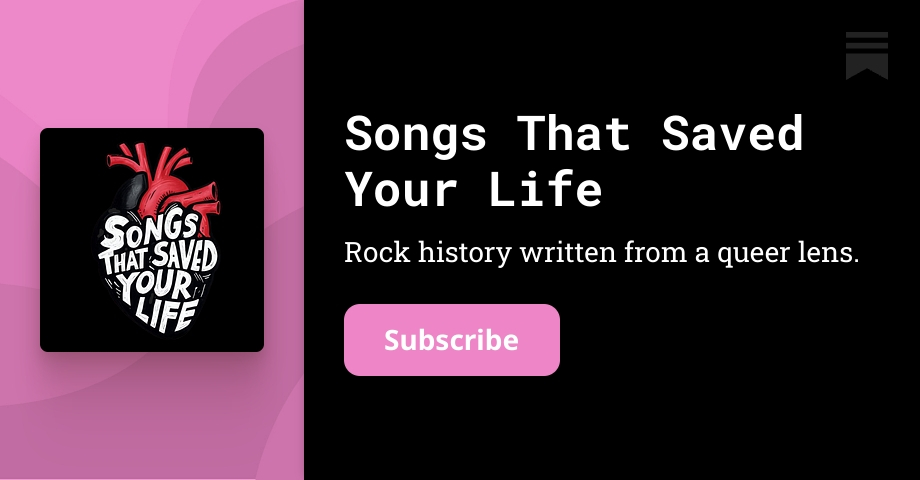 Songs That Saved Your Life | Substack