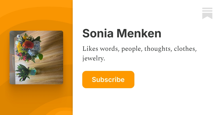 Sonia Menken | Sonia's Newsletter | Substack